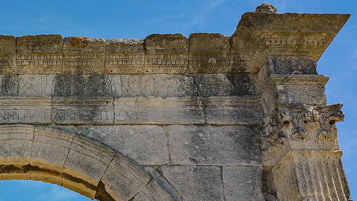 Le Pont Flavien - Roman Bridge near St Chamas, Provence